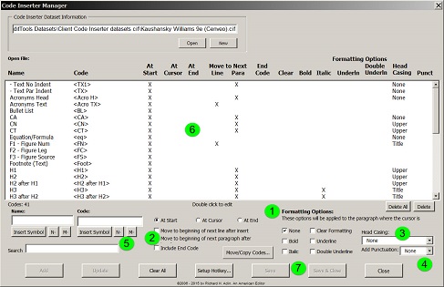 Edittools: Code Inserter